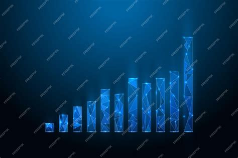 Premium Vector Business Strategy Digital Graph Chart Increase