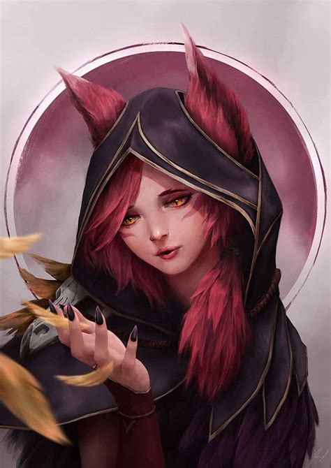 Xayah Feathers Isaac Liew Lol League Of Legends League Of Legends