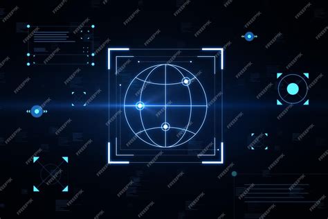 Premium Photo Creative Hacking Interface On Dark Background Code