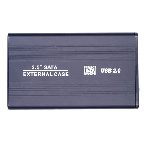 25 인치 Sata To Usb 20 외장형 하드 드라이브 Hdd 인클로저 스톡 Usb 알루미늄 케이스 박스 외장형 하드