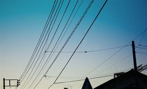 Electric Wires Stock Image Image Of House Line Electric 271285341