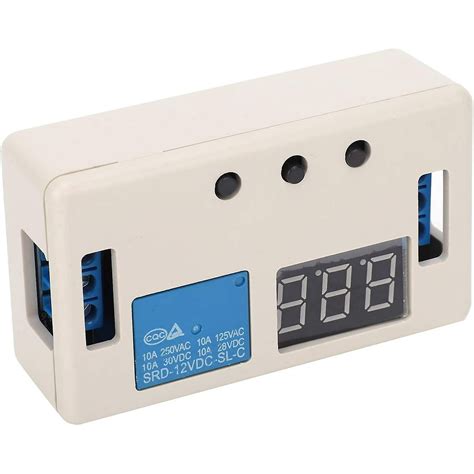 Relé Temporizador De 12 V Cc Temporizador De Automatización Digital