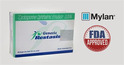 Fda Approves Generic Restasis For Patients With Dry Eye