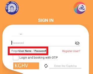 How To Reset IRCTC Password In IRCTC Mobile App