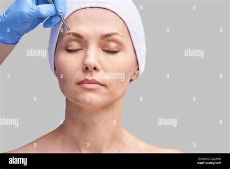 Beautician Skin Care Face Tweezers Facial Treatment Woman