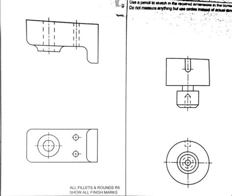 Solved Dimension All Views Do Not Use Actual Dimensions Chegg