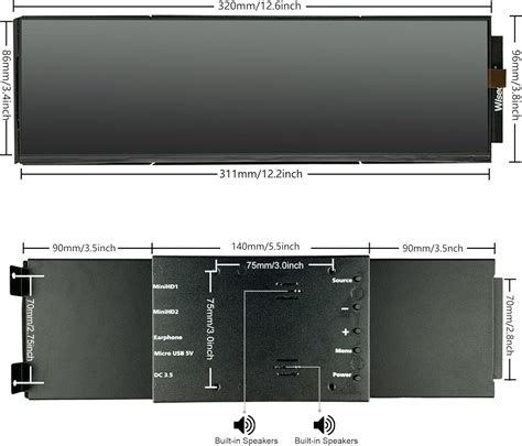 Inch Bar Lcd Screen Hdmi Display Monitor Nepal Ubuy