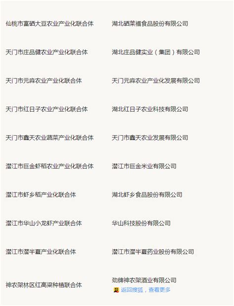 省级农业产业化联合体公示 媒体报道 湖北虾乡食品股份有限公司