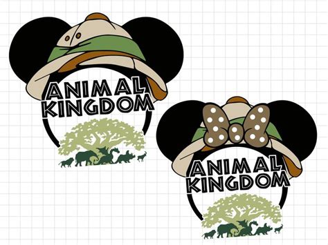 Bundle Animal Kingdom Svg Mouse Animal Kingdom Svg Magical Kingdom