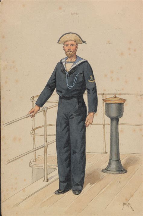 Royal Navy Able Seaman In No 1 Frock 1900 C Online Collection