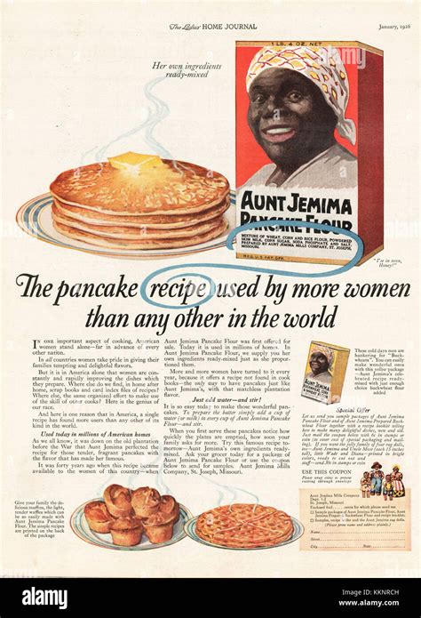 Download This Stock Image U S Magazine Aunt Jemima Pancakes Advert Kknrch From Alamy S