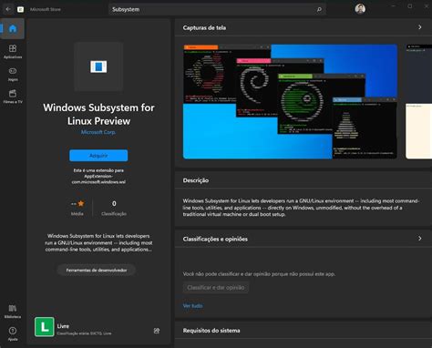 Subsistema do Linux para Windows está liberado na Microsoft Store do