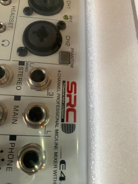 src e4 usb mixer with dsp 88 effect karaoke and livestream recording