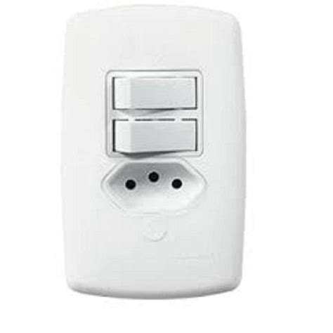Tomada E Interruptor Duplo Pontofrio