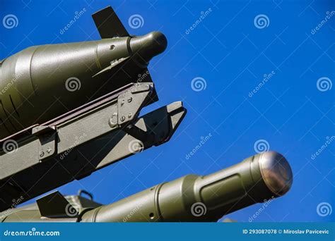 Sophisticated Air Defense Missile System And Rockets On Self Propelled