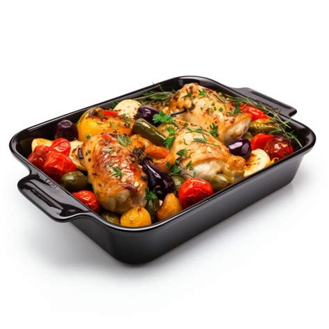 Premium Ai Image Ovenproof Dish With White Background High Quality U