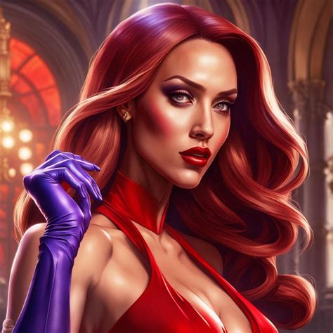 Jessica Alba As Jessica Rabbit Ai Generated Artwork Nightcafe Creator