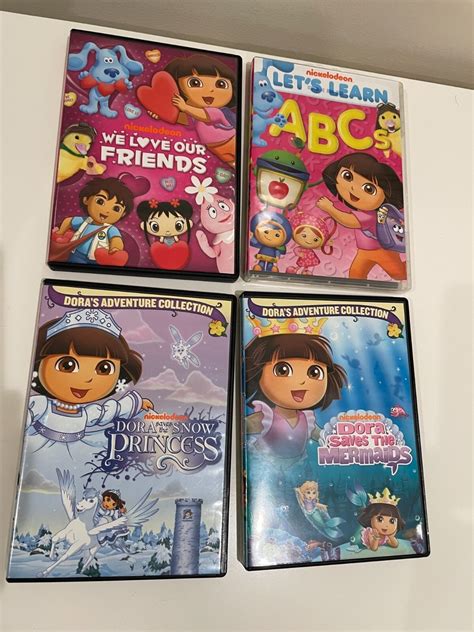 Dora The Explorer 4 Dvds