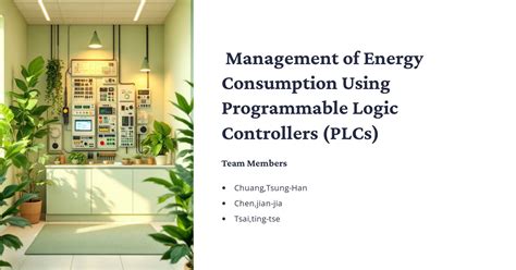 Management Of Energy Consumption Using Programmable Logic Controllers