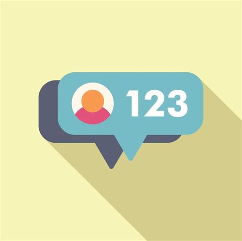 Premium Vector Colorful Notification Icon With Number Badge