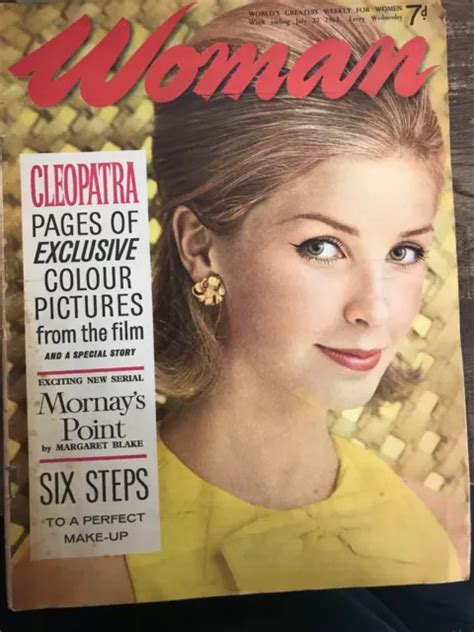 Woman Magazine Dated July 27 1963 £1500 Picclick Uk