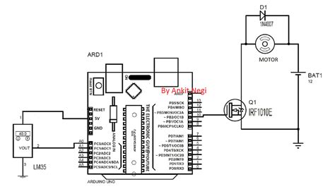 Automatic Heatsink Fan Cooler Using Arduino Making Easy Circuits
