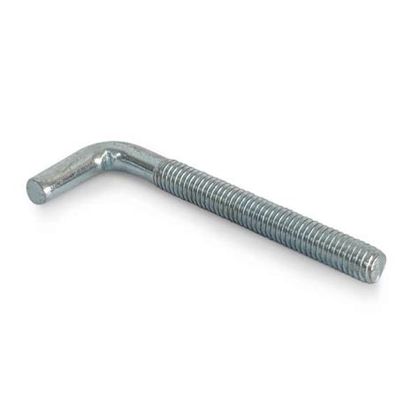 Zinc Plated Machine Thread L Hook M8 X 60mm