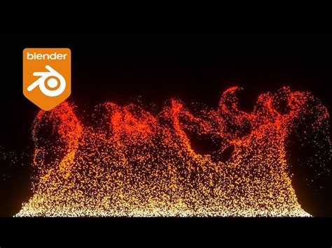 Free Video Blender Tutorial Fire Particle Animation From Blender