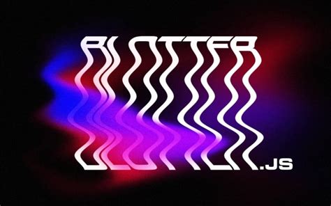 Efek Teks Menggunakan Blotterjs Notasi Oleh Visualnaut