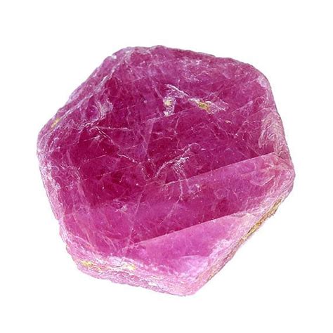 1 08 Grms River Mozambique Uncut Natural Ruby Reddish Pink Uncut Ruby