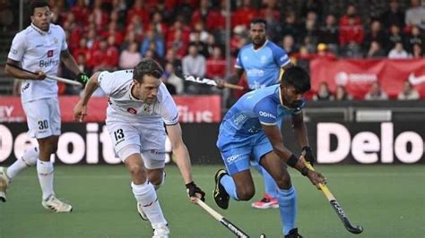 India Indian Mens Hockey Team Goes Down 1 4 To Belgium In Fih Pro