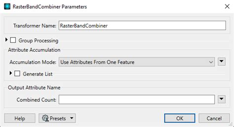 Rasterbandcombiner