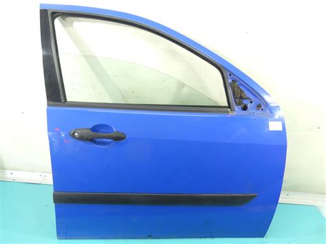 Drzwi przód prawe Ford Fiesta Mk6 3d czarny 84
