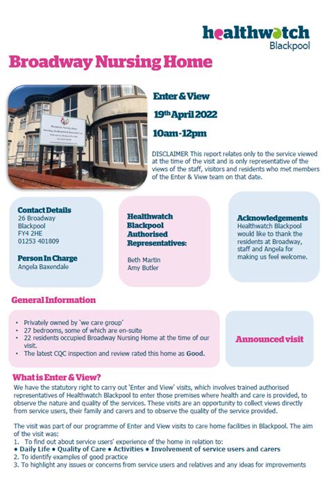 Reports Archives Healthwatch Blackpool