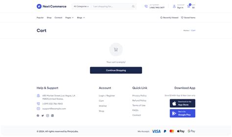 Free Nextjs Ecommerce Boilerplate Template Nextmerce