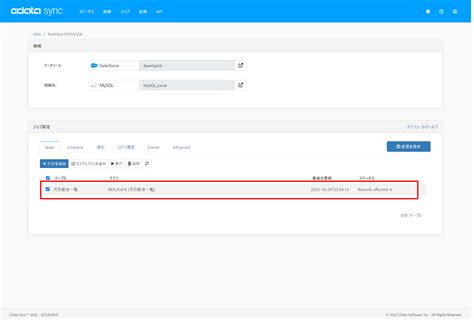 cdata sync を使ってチームスピリット（teamspirit）のデータをrdb やdwh にレプリケートする方法
