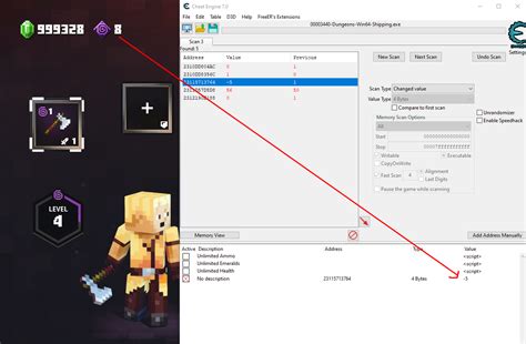 Minecraft Dungeons Cheat Engine Inventory Editor How To Use This