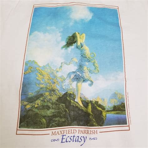 Vintage Maxfield Parrish Ecstasy T Shirt Art Deco Gem