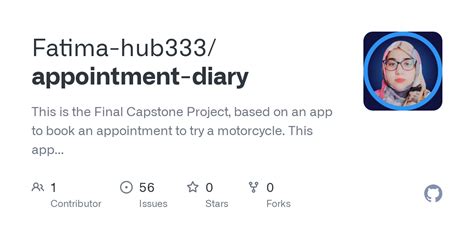 GitHub Fatima Hub333 Appointment Diary This Is The Final Capstone