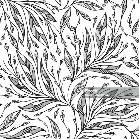 흑인과 백인 벡터 잎 완벽 한 패턴입니다 빈티지 장식입니다 페이 즐 리 요소 직물에 대 한 좋은 초대장 전단지 메뉴 브로셔 배경