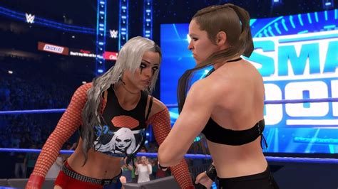 Wwe 2k22 Liv Morgan Vs Ronda Rousey Smackdown Youtube