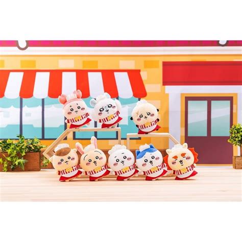 Chiikawa 吉伊卡哇 周邊產品 餐廳侍應系列 公仔掛飾 栗子饅頭 電購網