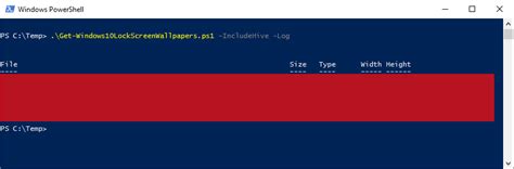 Github Auberginehill Get Windows Lock Screen Wallpapers Retrieves