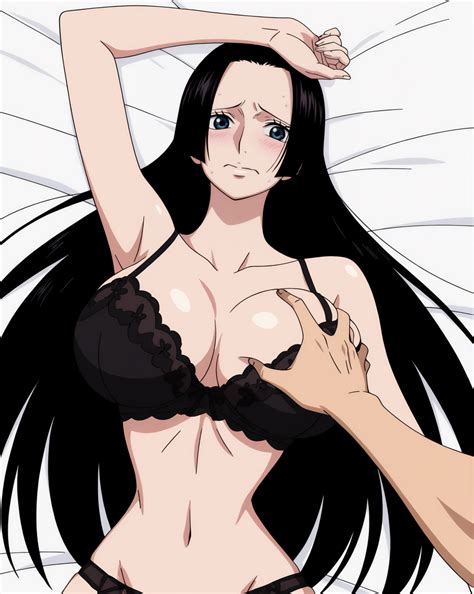 Rule 34 Ai Generated Black Bra Black Hair Blue Eyes Boa Hancock