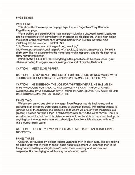 Hideous Energy Chew Script And Pages