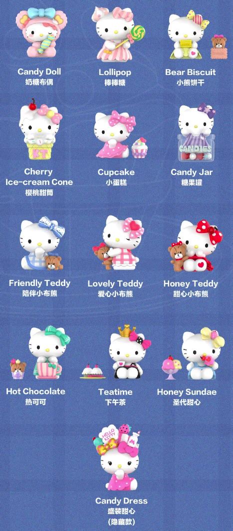 Kitty Sweet Series Clear Box Toys
