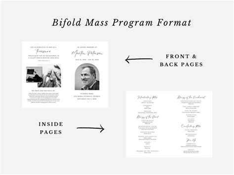 Custom Catholic Mass Program For Catholic Wedding Catholic Funeral Catholic Service Catholic