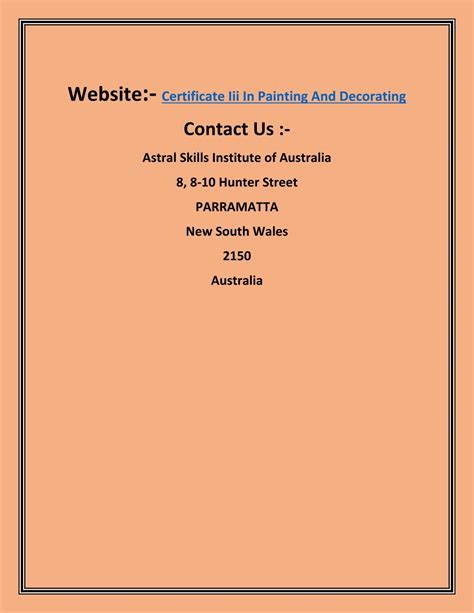 Ppt Certificate Iii In Painting And Decorating Au