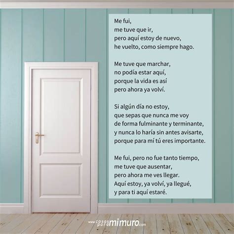 Me Fui Pero Volví Como Siempre Hago Cosas Para Mi Muro