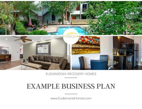 Sober Living Business Plan Example